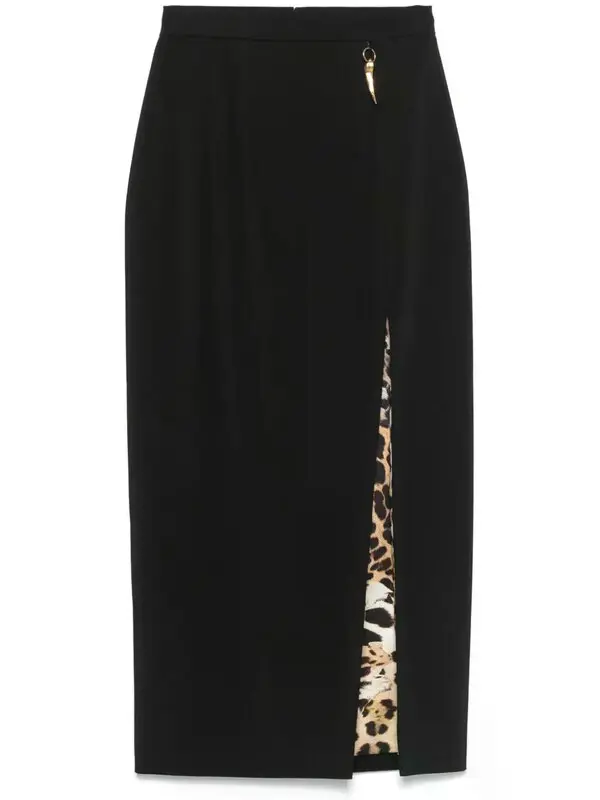 Roberto Cavalli Slit-detailed Midi Skirt