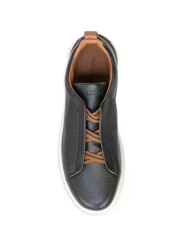 Zegna Triple Stitch Low-top Sneakers