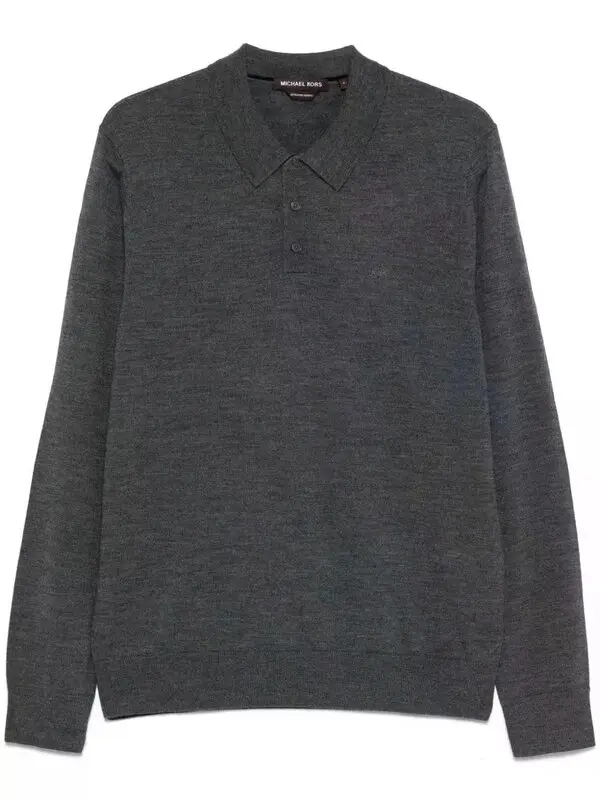 Michael Kors Merino-wool Polo Shirt