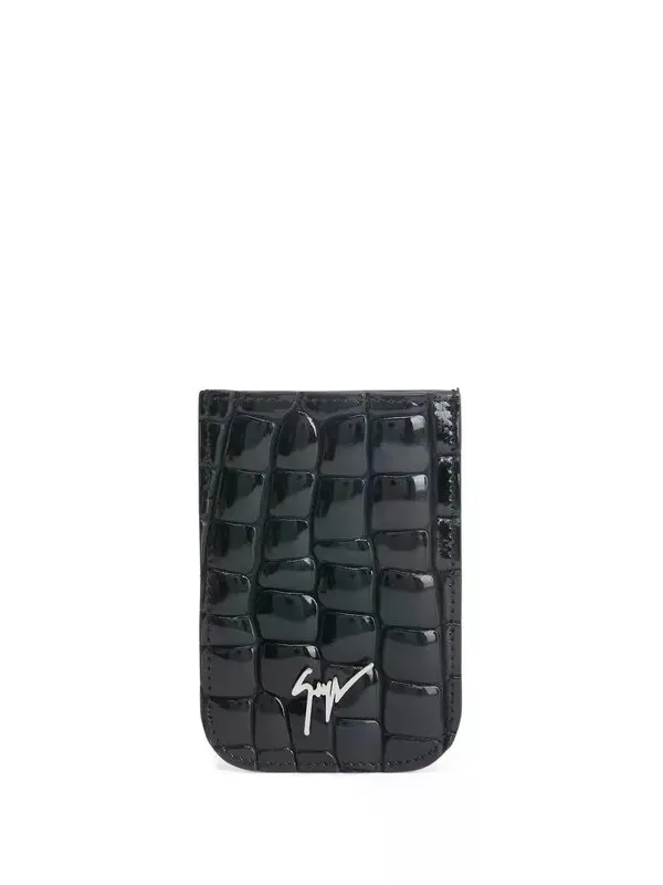 GIUSEPPE ZANOTTI Albert Card Holder - Black