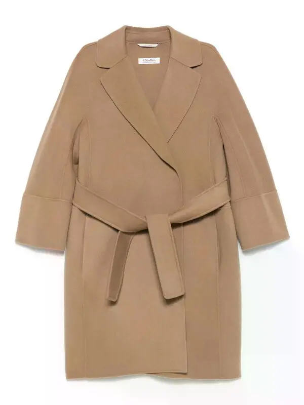 Max Mara Virgin Wool Coat - Brown
