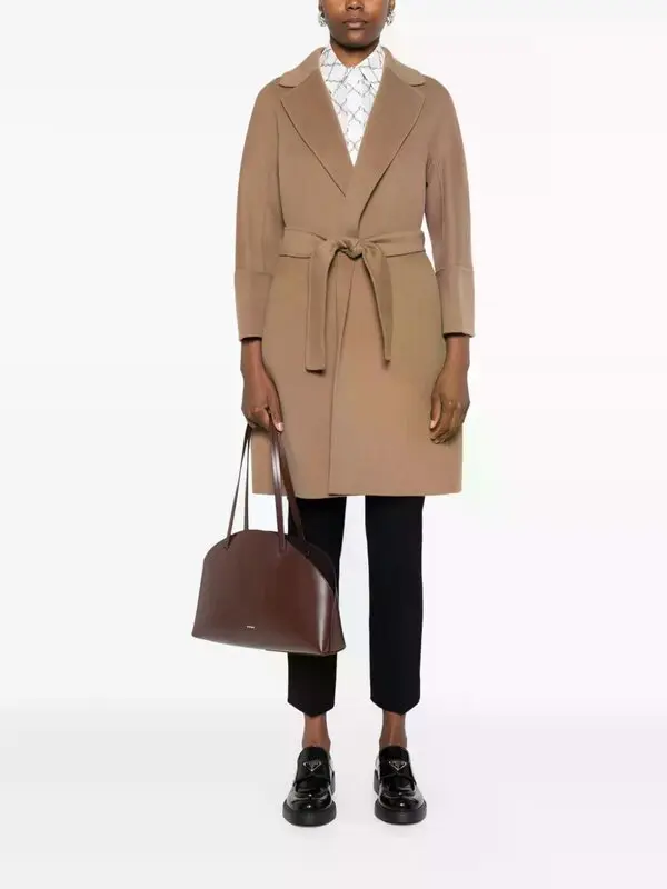 Max Mara Virgin Wool Coat - Brown