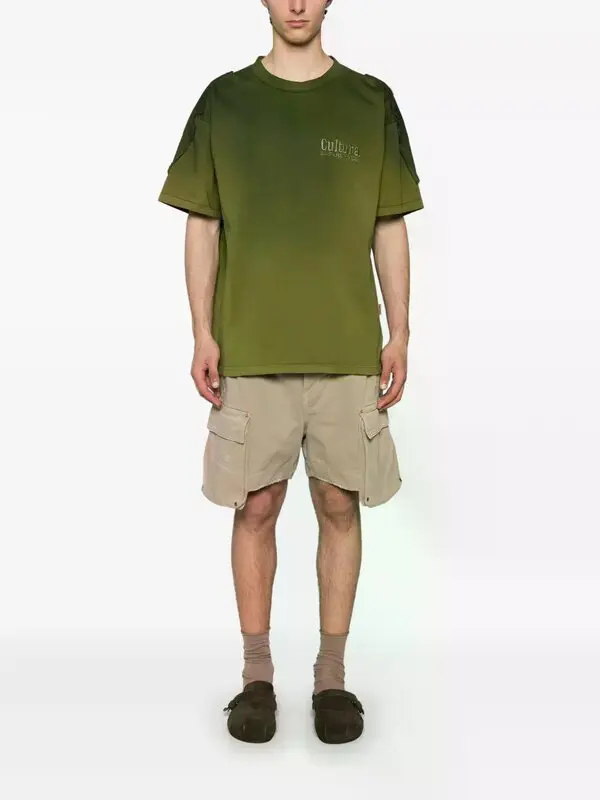 CULTURA Embroidered-logo T-shirt
