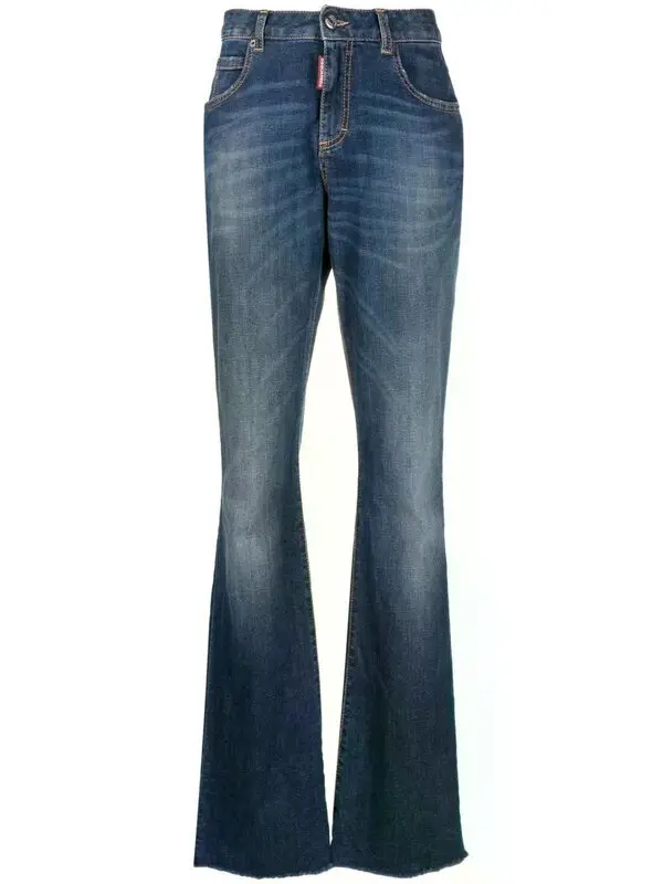 Dsquared2 Logo-patch Flared Jeans