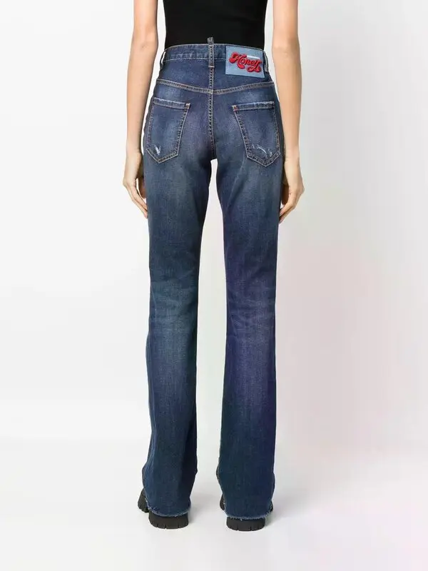 Dsquared2 Logo-patch Flared Jeans