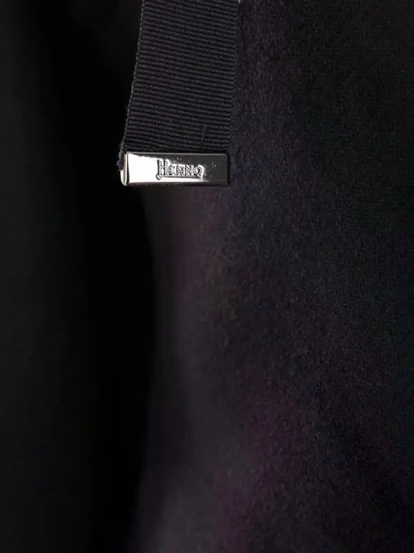Herno A-line Lightweight Coat - Black