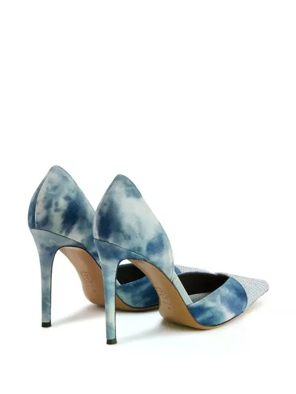 Alexandre Vauthier Tie-dye Pattern 105mm Pumps