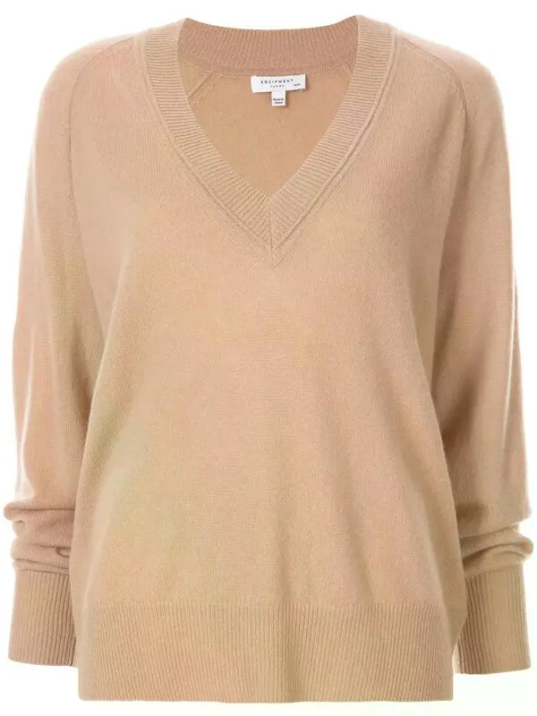 Equipment Madalene V-neck Cashmere Jumper