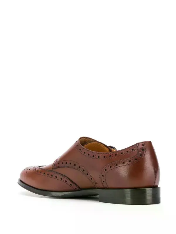 SCAROSSO Kate Leather Monk Shoes