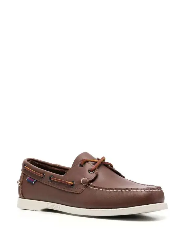 SEBAGO Front Lace-up Detail Boat Shoes - Brown