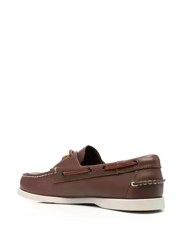 SEBAGO Front Lace-up Detail Boat Shoes - Brown