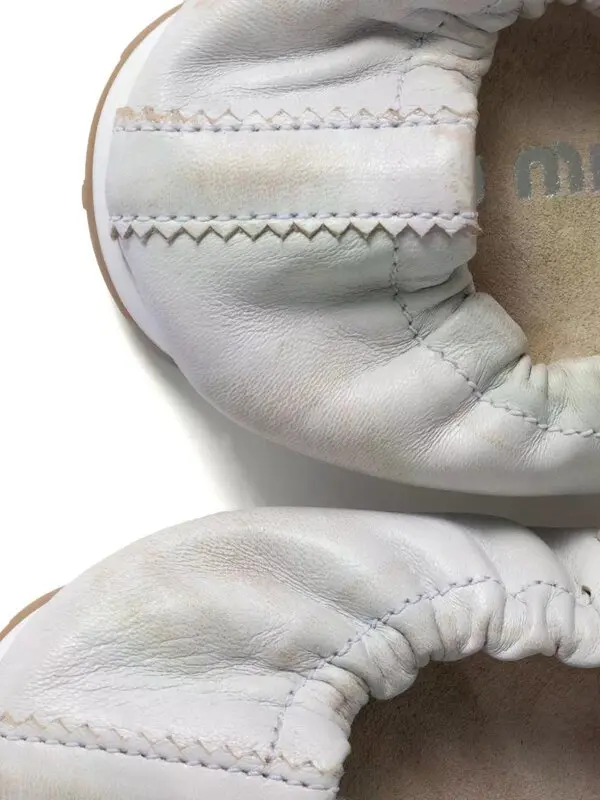 Miu Miu Leather Ballet Flats