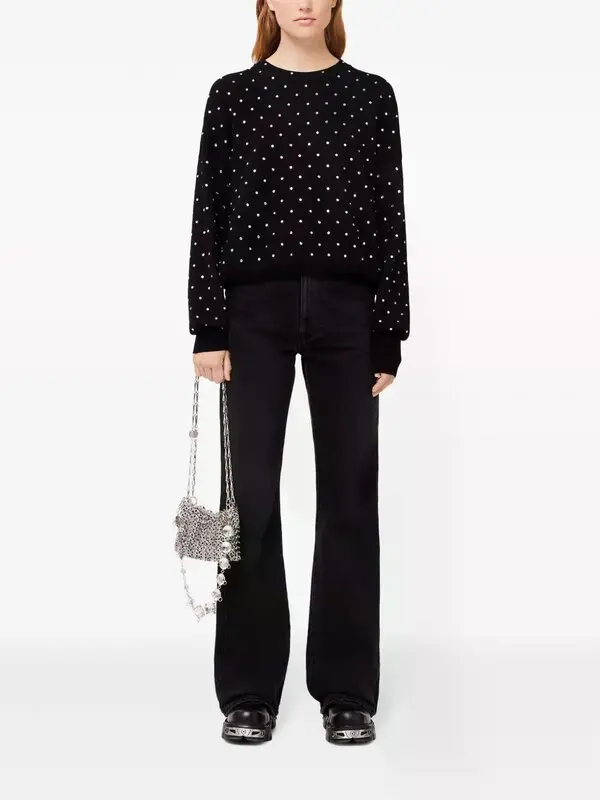 Rabanne Crystal-embellished Wool Jumper