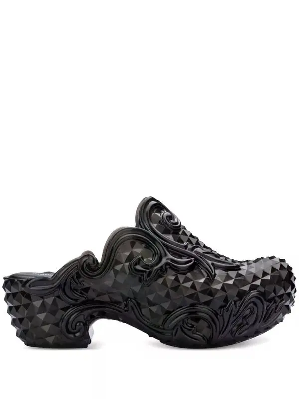 Y/project X Melissa Court Clogs - Black