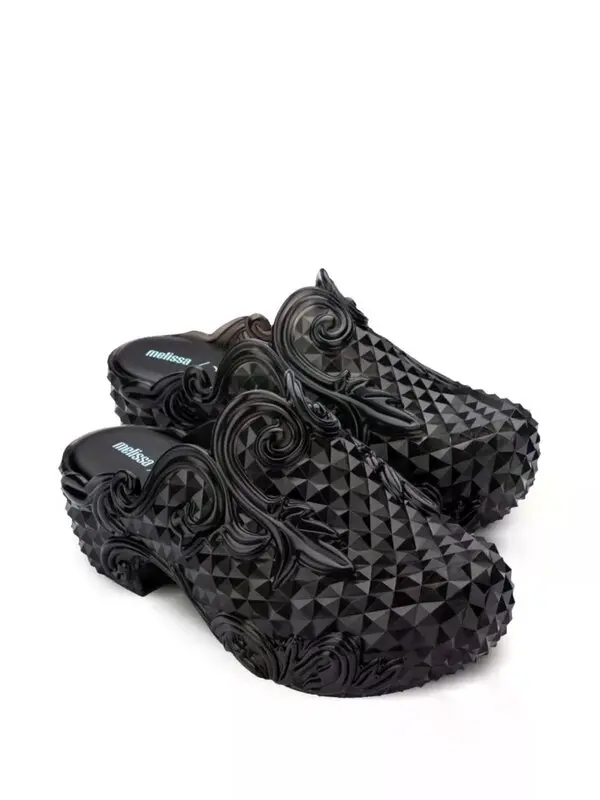 Y/project X Melissa Court Clogs - Black