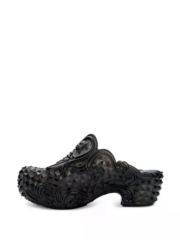 Y/project X Melissa Court Clogs - Black