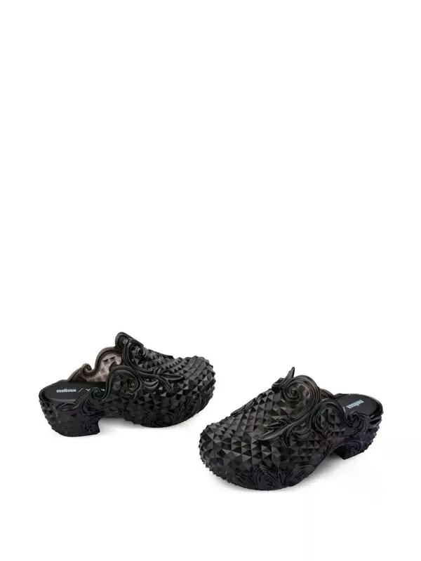Y/project X Melissa Court Clogs - Black