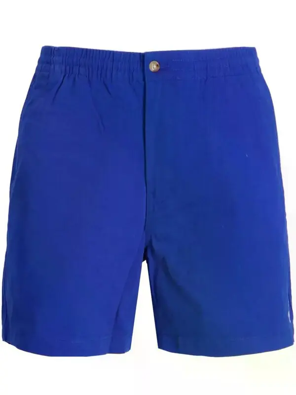 Polo Ralph Lauren Polo Pony Embroidered Twill Shorts - Blue