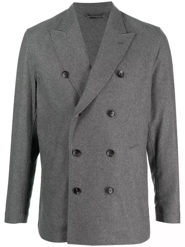 LARDINI Double-breasted Cashmere Jacket