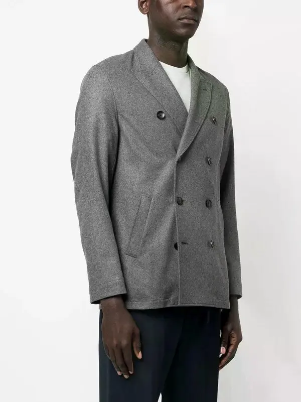 LARDINI Double-breasted Cashmere Jacket