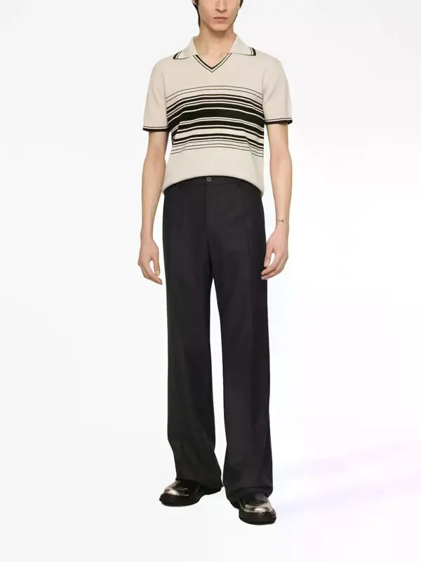 Dolce & Gabbana Straight-leg Stretch-wool Trousers