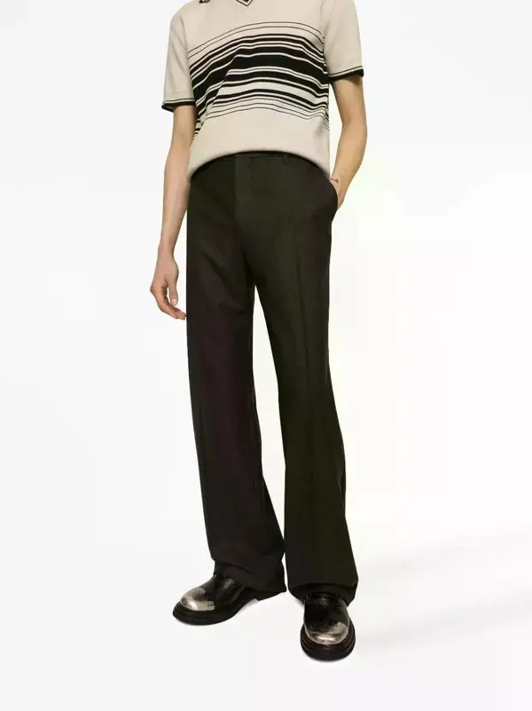 Dolce & Gabbana Straight-leg Stretch-wool Trousers