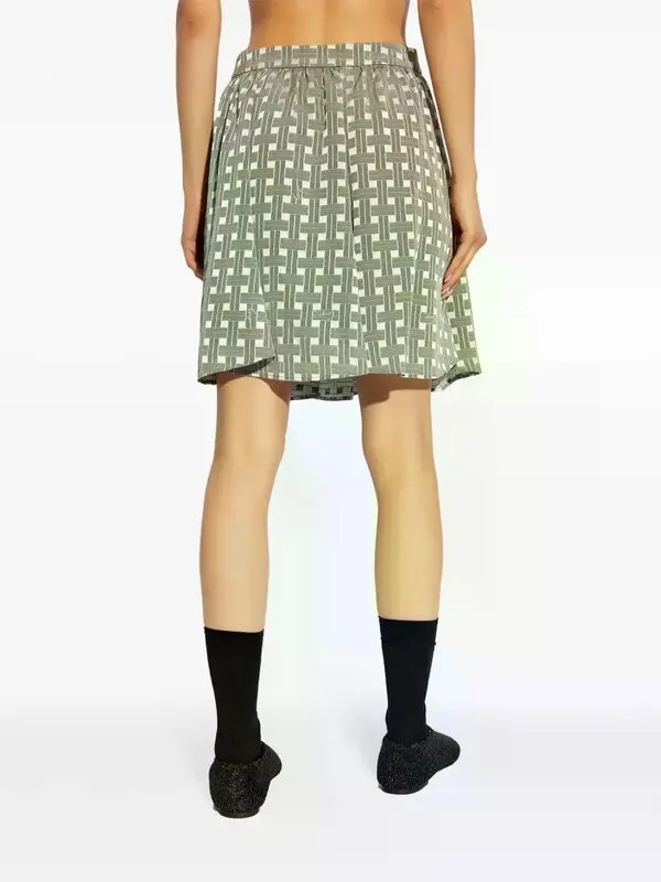 Kenzo Plaid Mini Skirt