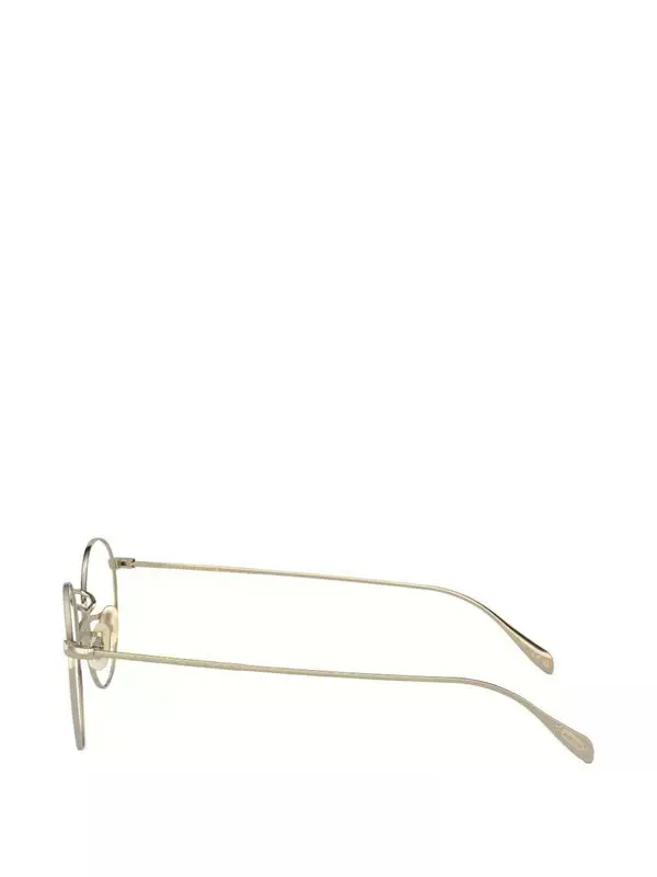 Oliver Spencer Coleridge Round-frame Glasses - Metallic