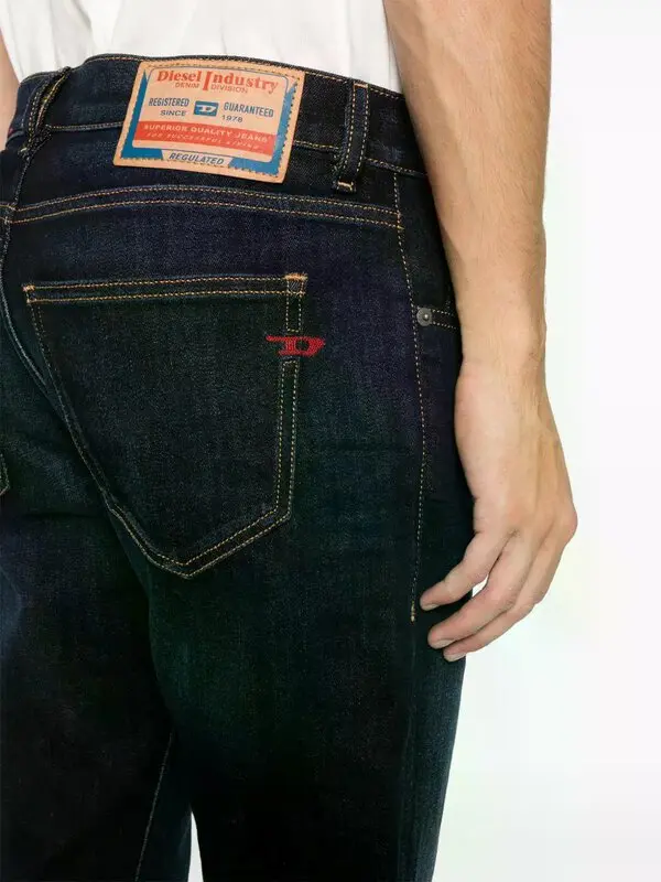DIESEL® D-strukt Mid-rise Slim Jeans - Blue