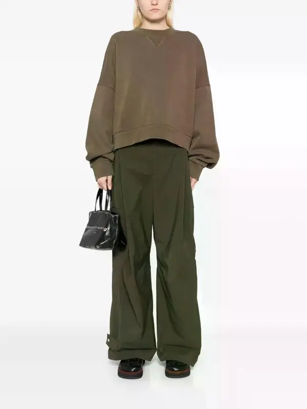 ENTIRE STUDIOS Box Crew Neck Sweatshirt - Green
