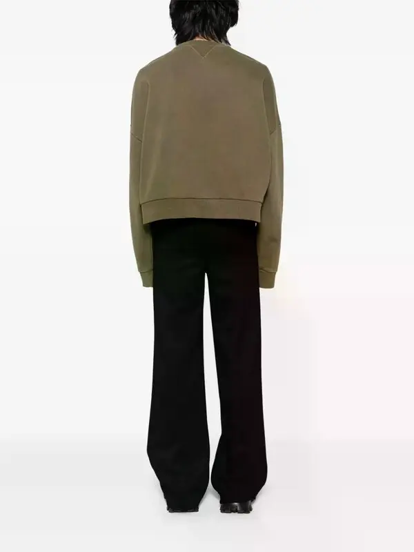 ENTIRE STUDIOS Box Crew Neck Sweatshirt - Green