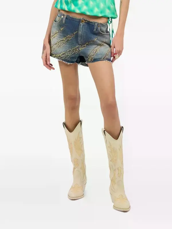 Roberto Cavalli Zebra-pattern Shorts
