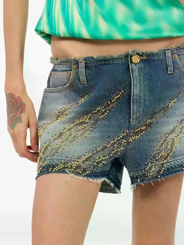 Roberto Cavalli Zebra-pattern Shorts