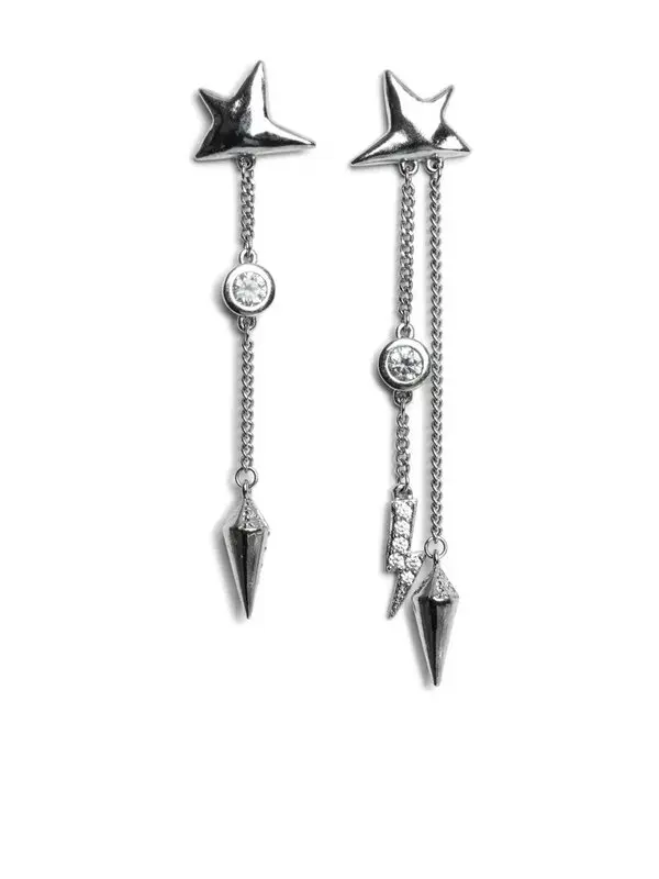 Zadig&Voltaire Rock Star Pendant Earrings - Silver