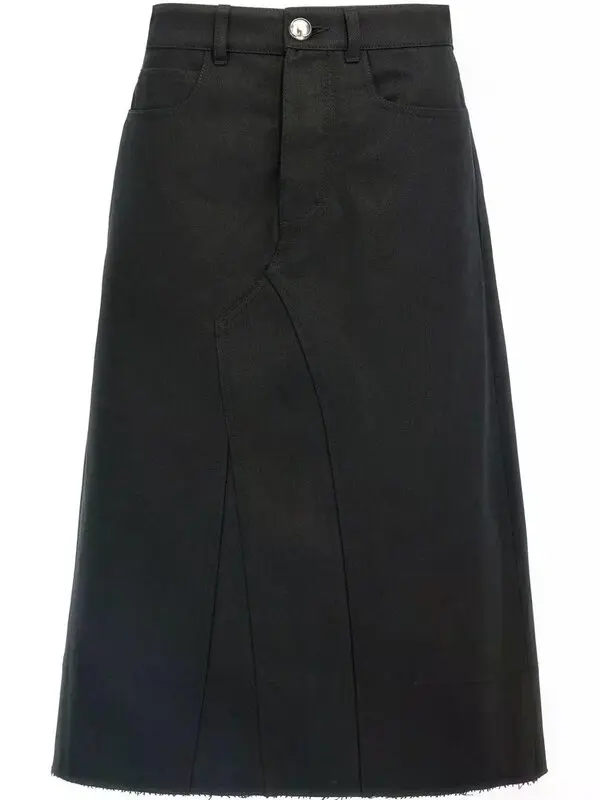 JIL SANDER Denim Midi Skirt