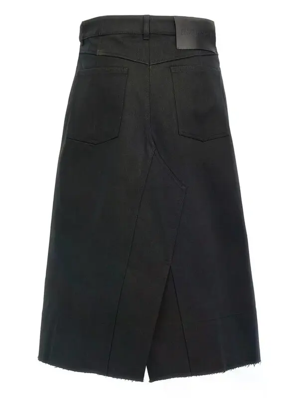 JIL SANDER Denim Midi Skirt