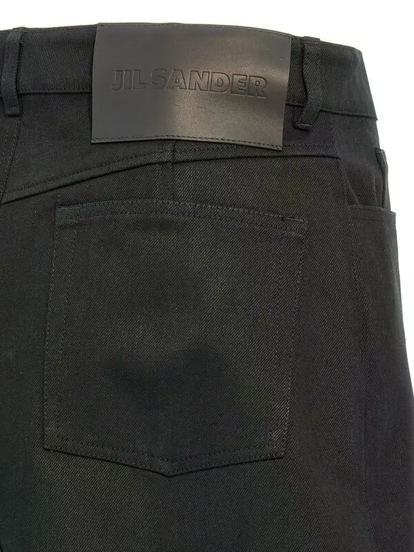 JIL SANDER Denim Midi Skirt