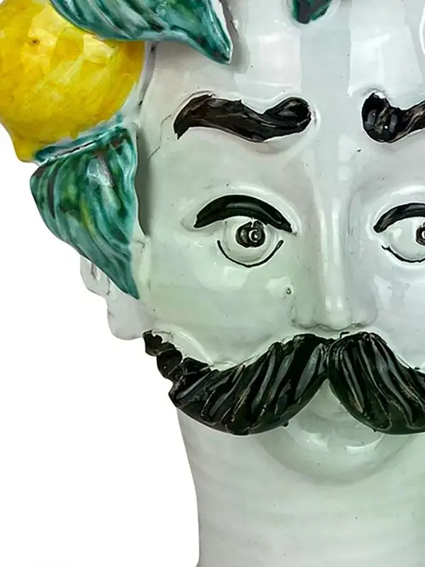 LES-OTTOMANS Lemon Ceramic Vase