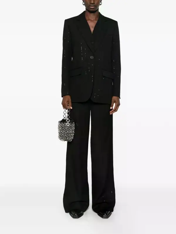 Sandro Sequin-embellished Striped Blazer
