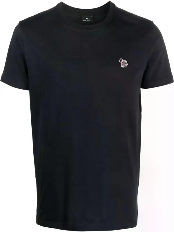 Paul Smith Plain Cotton T-shirt - Blue