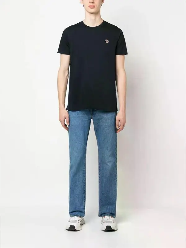 Paul Smith Plain Cotton T-shirt - Blue