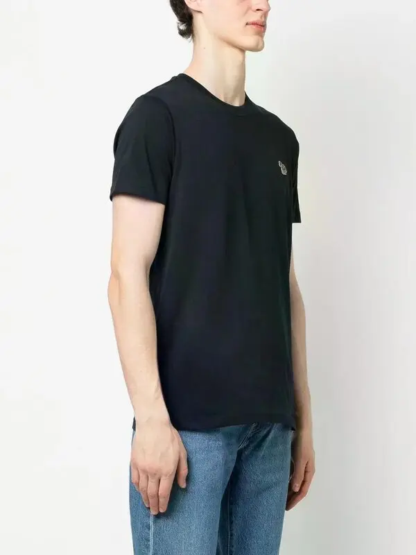 Paul Smith Plain Cotton T-shirt - Blue
