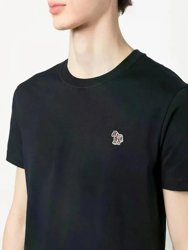 Paul Smith Plain Cotton T-shirt - Blue