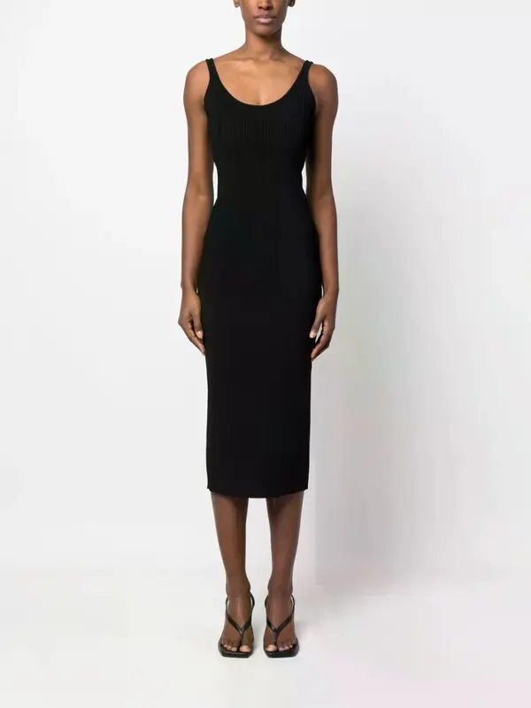 Gcds Chain-detail Backless Knit Dress