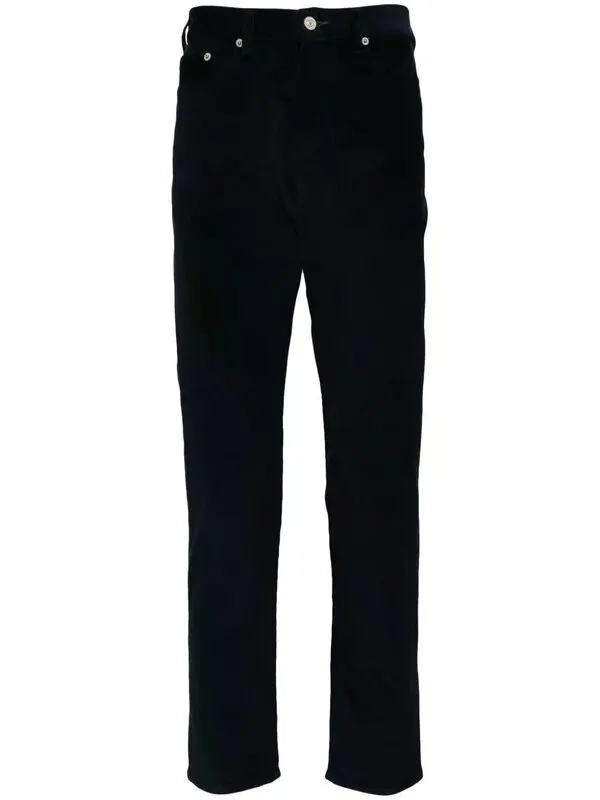 Paul Smith Corduroy Tapered Trousers - Blue