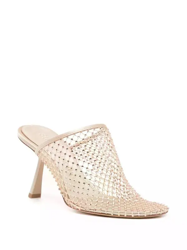 Studio Amelia 80mm Dolly Mules - Neutrals
