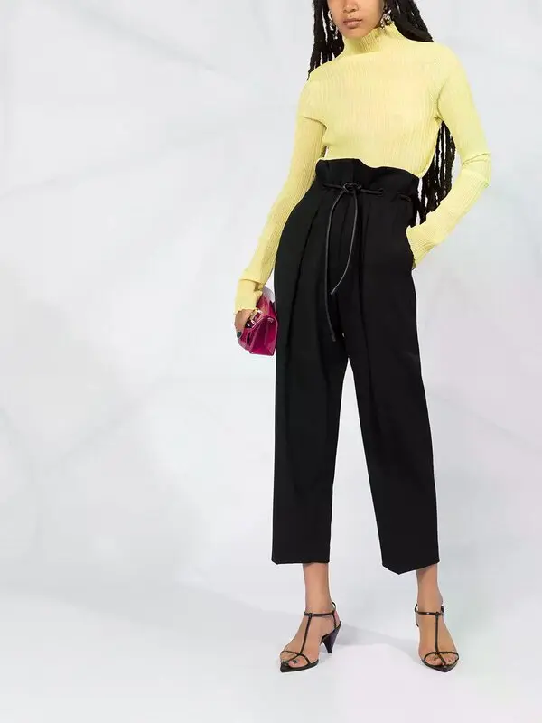 3.1 Phillip Lim Belted High-waisted Trousers