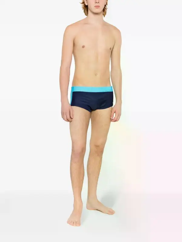 AMIR SLAMA Logo-appliqué Swim Shorts