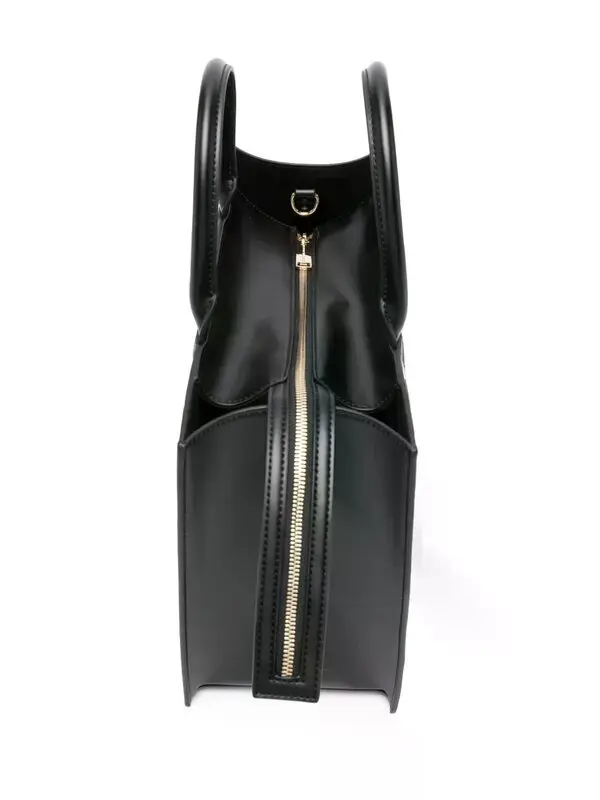 Elisabetta Franchi Large Monogram Tote Bag - Black