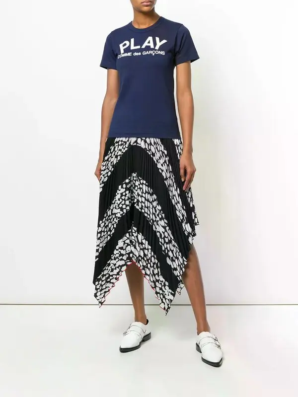 Play Comme Des Garcon Slim-fit Logo T-shirt